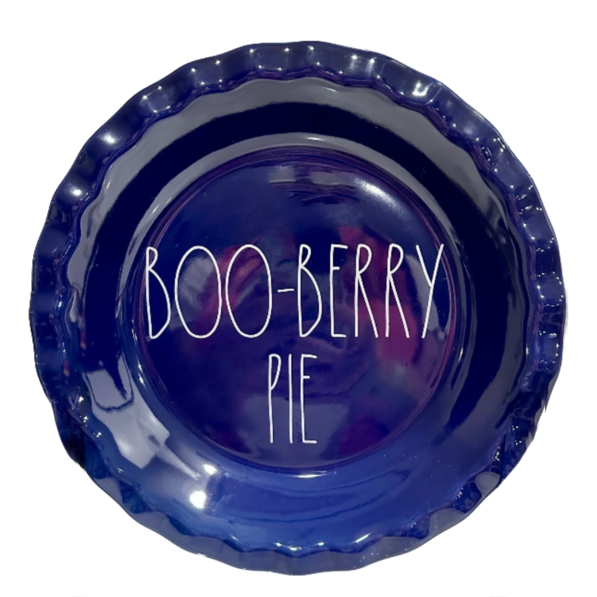 Rae Dunn BOO BERRY PIE Plate Halloween Dunn Directory rae-dunn-boo-berry-pie-plate-halloween-dunn-directory