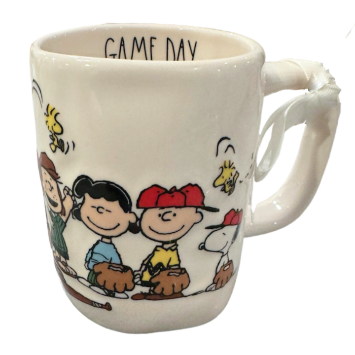 Rae Dunn GAME DAY Mug | Charlie Brown Peanuts – Dunn Directory