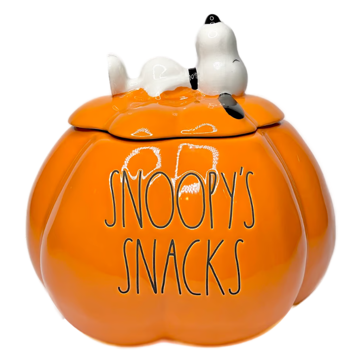 Rae Dunn SNOOPY SNACKS Canister | Peanut's Halloween – Dunn Directory