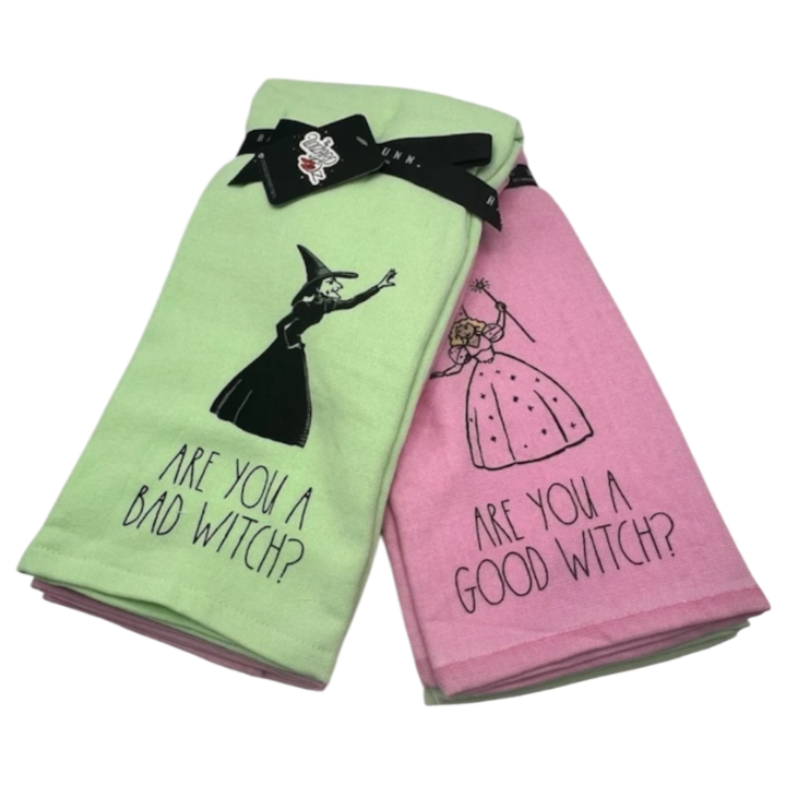 Rae Dunn ARE YOU A GOOD WITCH OR A BAD WITCH Kitchen Towels | Wizard of Oz – Dunn Directory