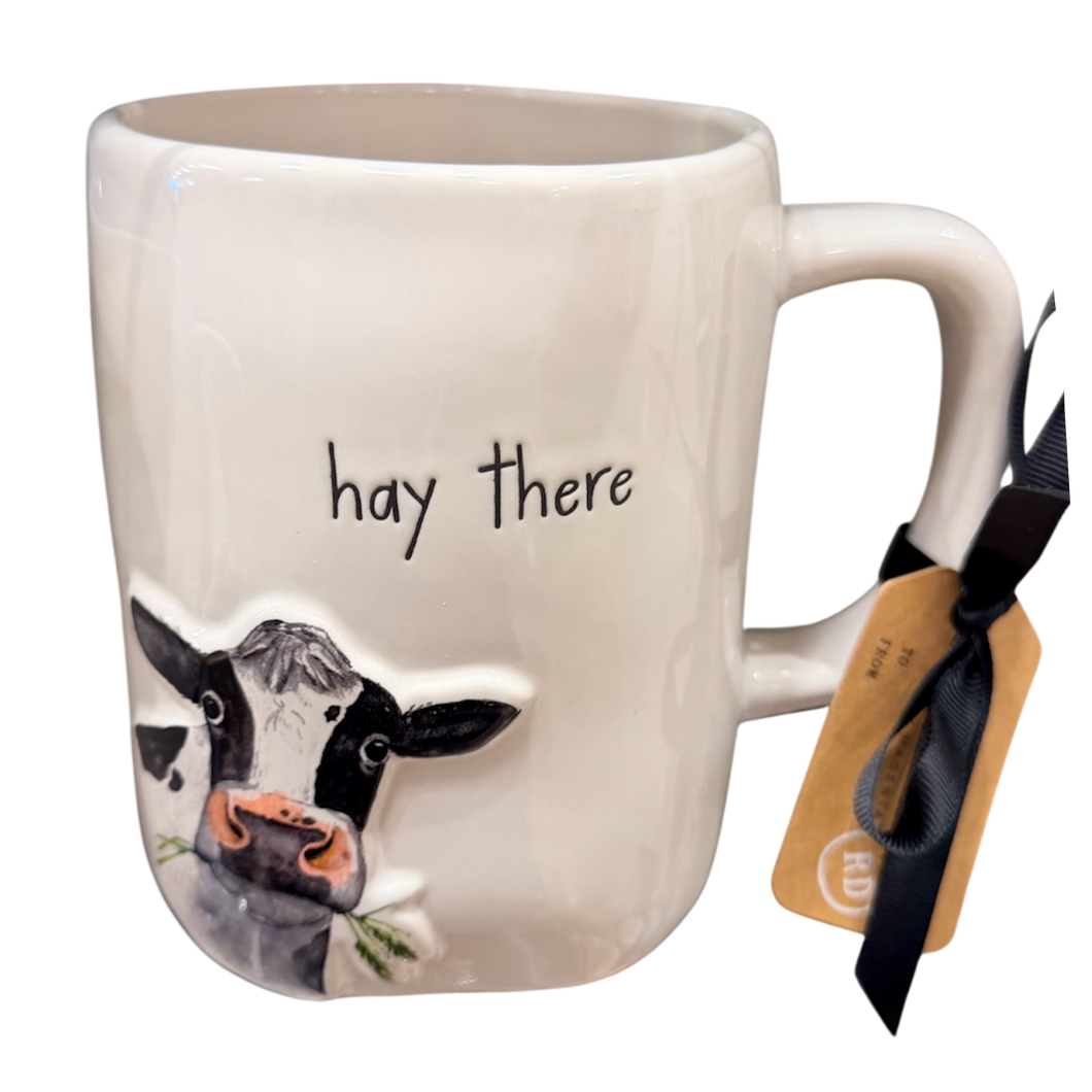 Rae Dunn HAY THERE Mug | Cow – Dunn Directory