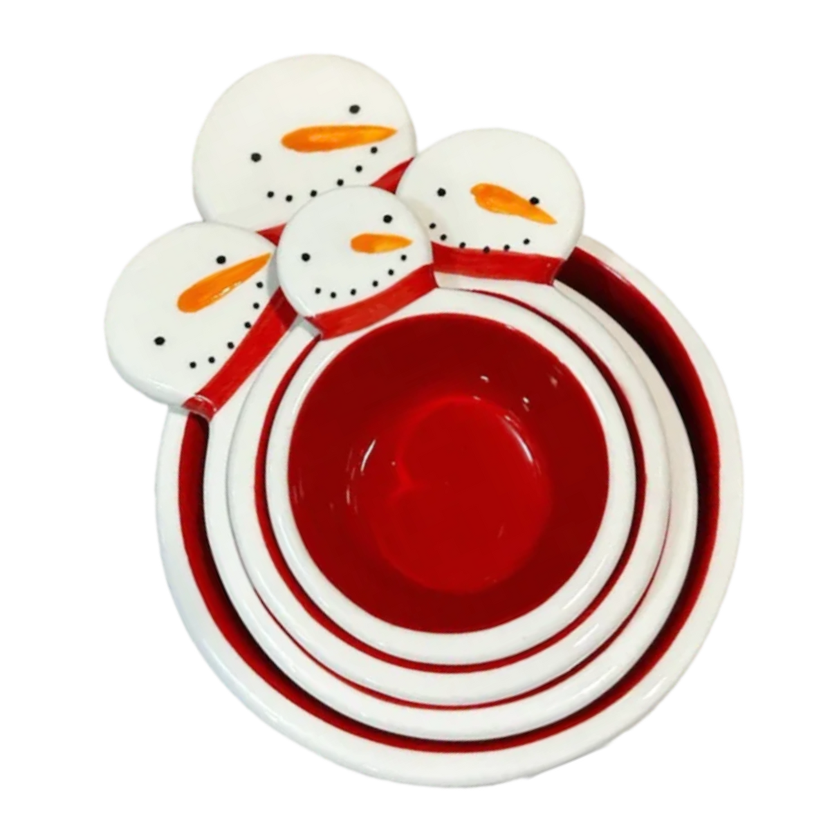 Rae Dunn SNOWMAN Measuring Cups | Winter – Dunn Directory