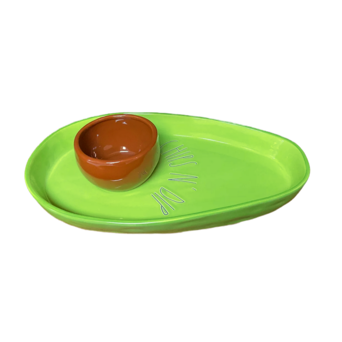 Rae Dunn CHIP N' DIP Avocado – Dunn Directory