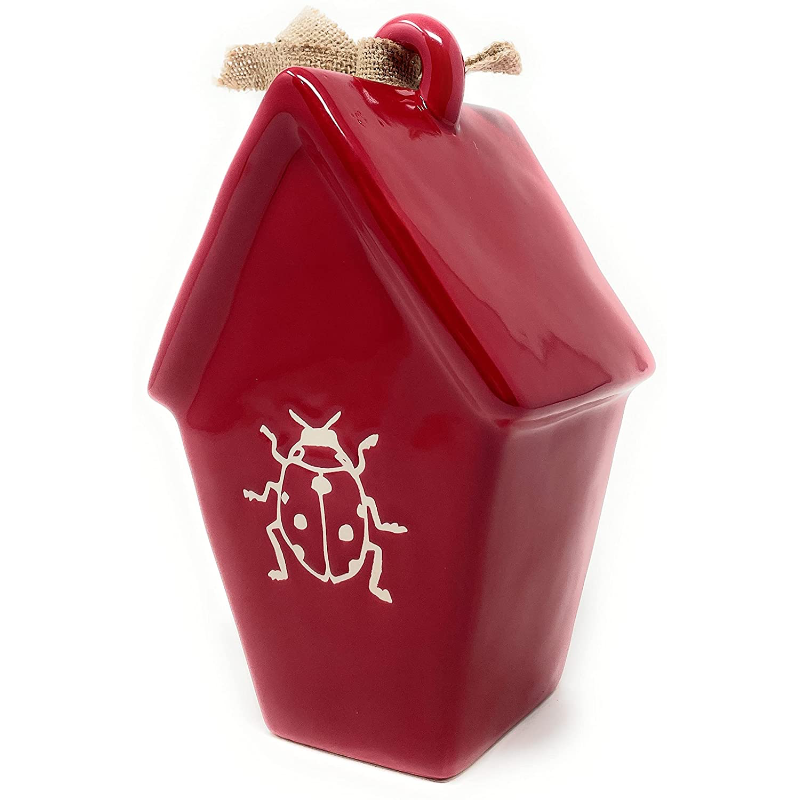 Rae Dunn LADY BIRD Slant Birdhouse | Lady Bug – Dunn Directory